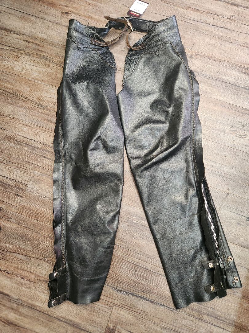 CUSTOM Western Leather CHAPS, 22 – Re-Rides Moto Gear